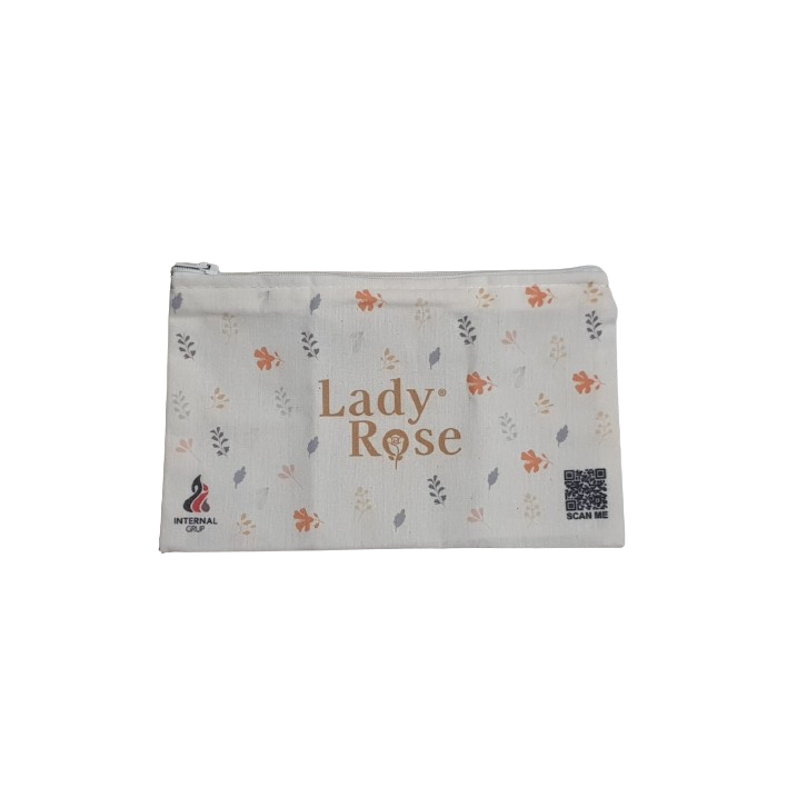 Jual Ss Lady Rose Pouch Tempat Penyimpanan Ukuran 14 x 22 cm | Shopee ...