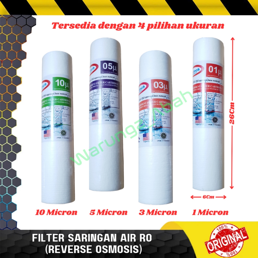 Jual REFILL REFIL MEDIA FILTER SARINGAN CARTRIDGE SEDIMEN NANO NANOTECH ...
