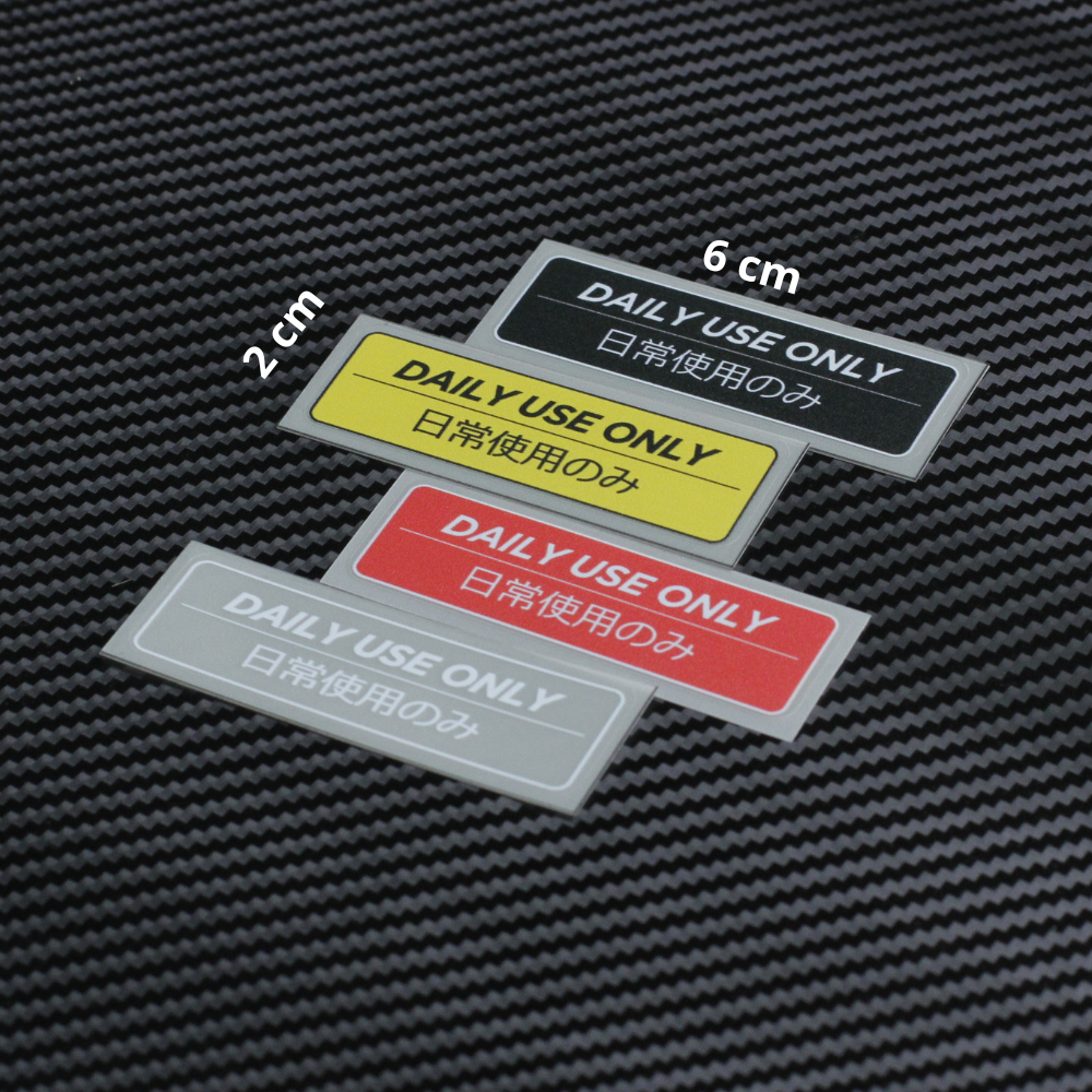 Jual Sticker Daily Use Only Jepang Kanji | Shopee Indonesia