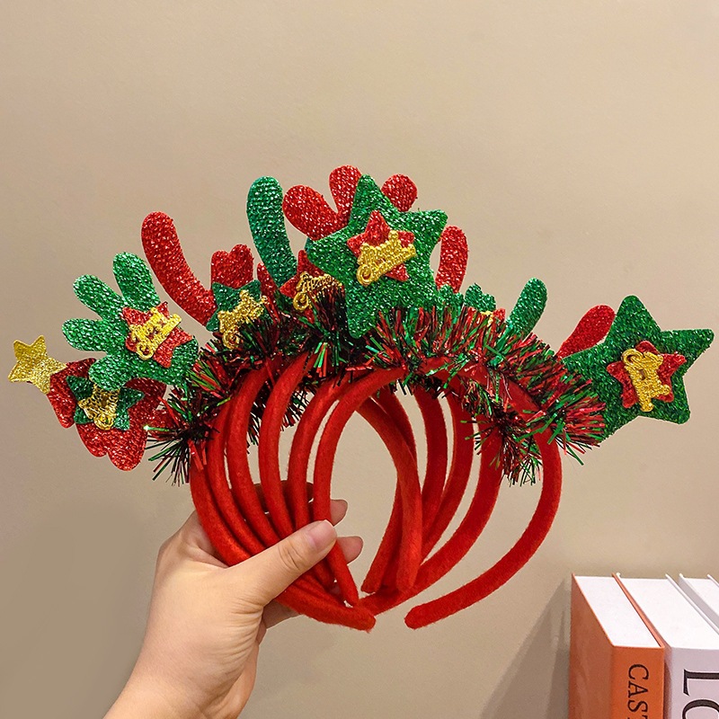 Jual Bando Natal Tahun Baru Bandana Tanduk Rusa Santa Claus Merry ...