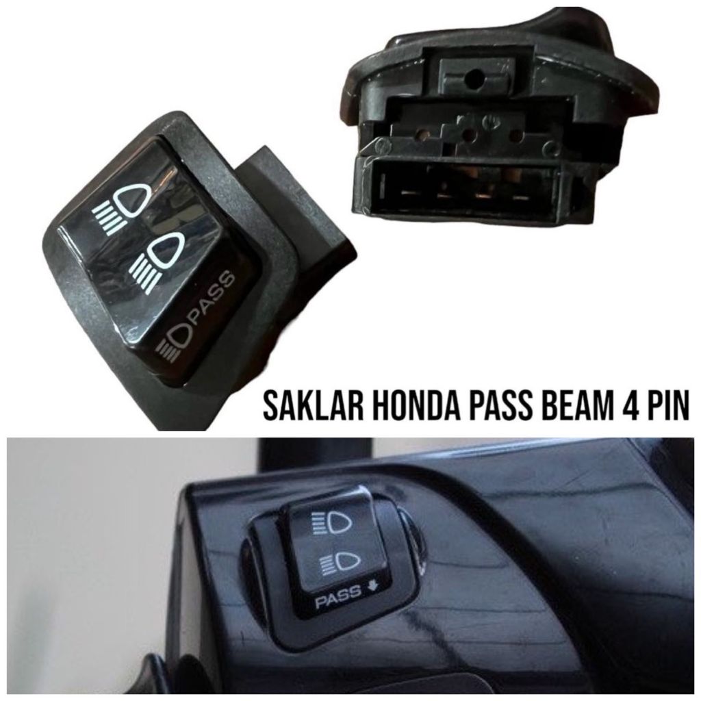 Jual TOMBOL PASS BEAM 4 PIN VARIO LED OLD 2016-2017 | Shopee Indonesia