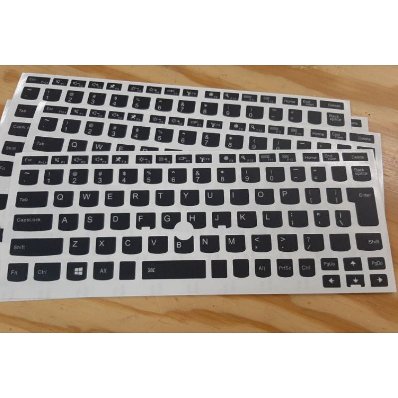 Jual Stiker keyboard bahasa Inggris/Inggris untuk laptop/komputer ...
