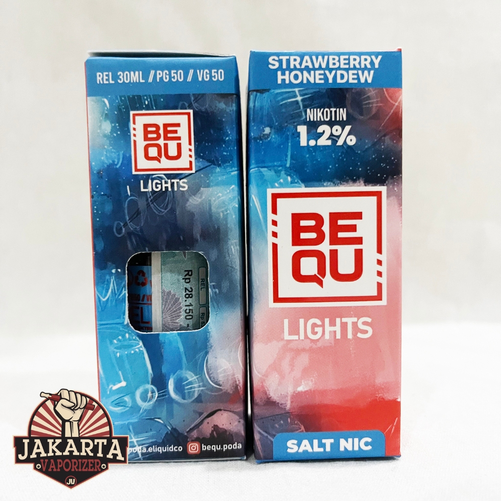 Jual [SALT] BEQU LIGHTS V1 STRAWBERRY HONEYDEW SALTNIC 30ML 12MG 30MG ...