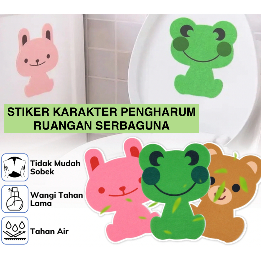 Jual Stiker Pengharum Ruangan Karakter / Sticker Tempelan Pewangi ...