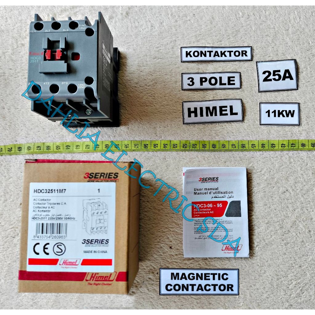 Jual CONTACTOR 3P 25A HIMEL | Shopee Indonesia