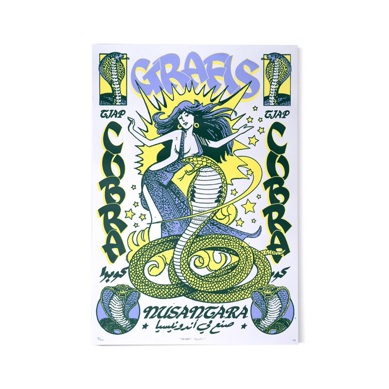 Jual Kamengski - Grafis Nusantara Penari Ular Poster | Shopee Indonesia