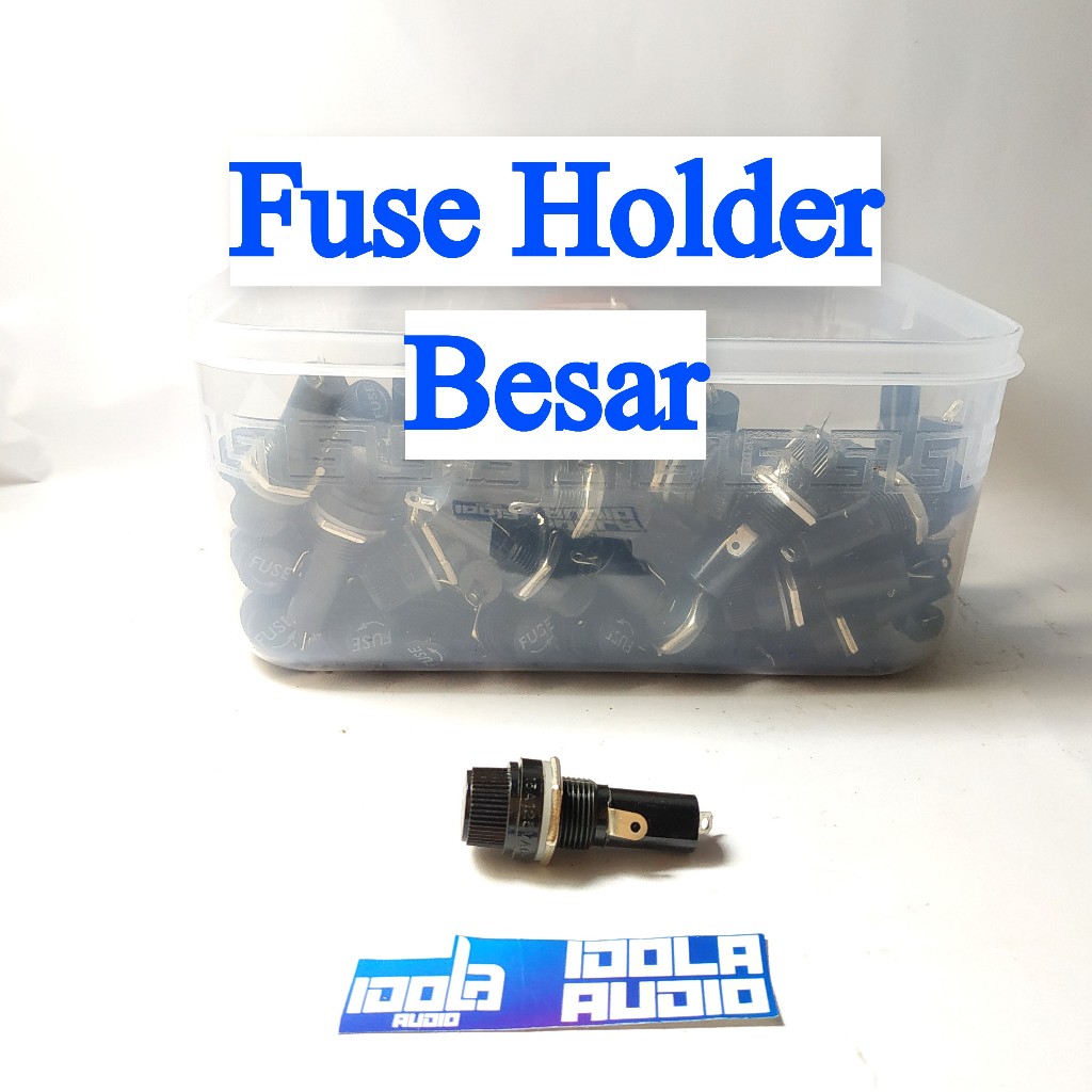 Jual Fuse Holder Besar (6x30 mm) | Fuses Holder Box Casing Besar ...