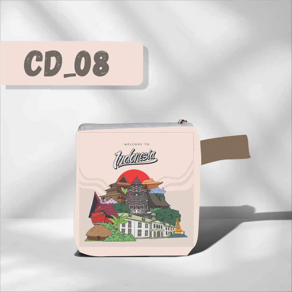 Jual DOMPET POUCH KHAS INDONESIA/ Oleh-oleh Khas INDONESIA / 2 Sisi ...