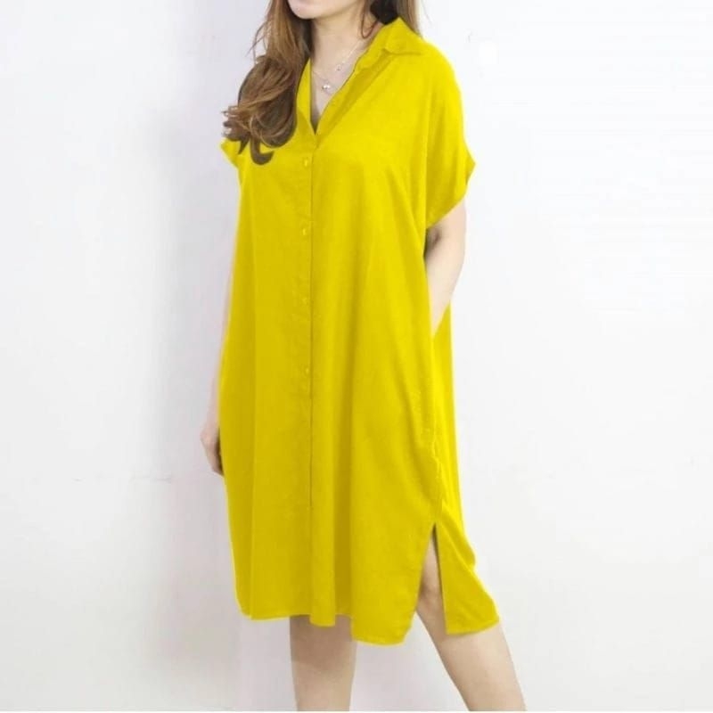 Jual DASTER POLOS FULL KANCING DEPAN RAYON BUSUI VIRAL | Shopee Indonesia