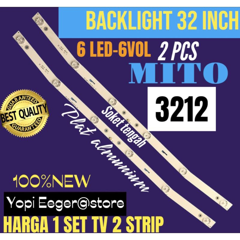 Jual BACKLIGHT TV LCD LED MITO 32 INCH 3212 BACKLIGHT TV LCD LED MITO ...