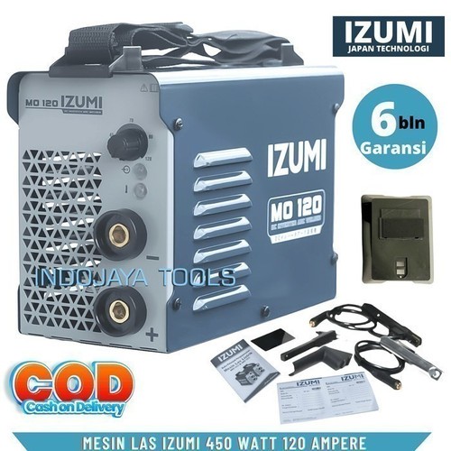 Jual Mesin Las 450 Watt / Inverter Las / Trafo Las Listrik IZUMI MO 120 dan IZUMI MO 160 Mesin ...