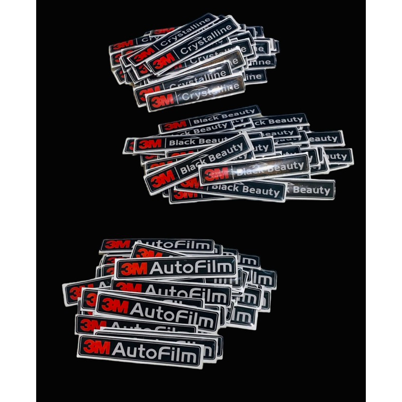 Jual sticker timbul 3M crystalline black beauty auto film | Shopee Indonesia