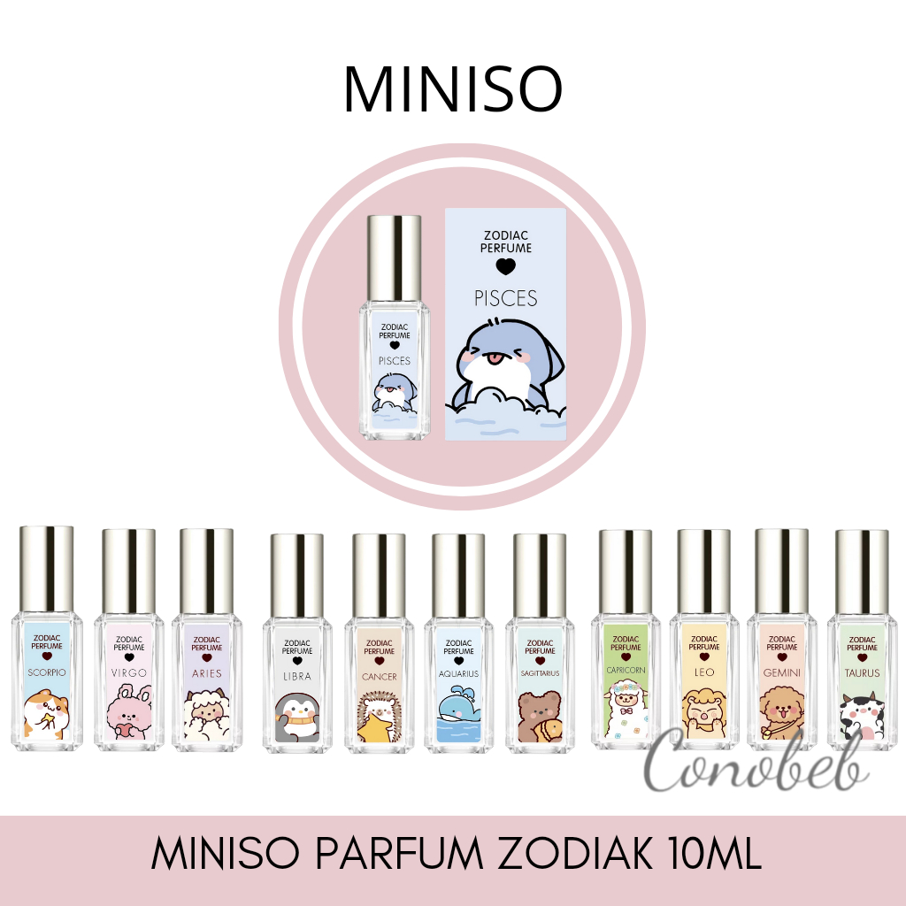 Jual Miniso Zodiac Perfume Miniso Parfum Zodiak 10ml | Shopee Indonesia