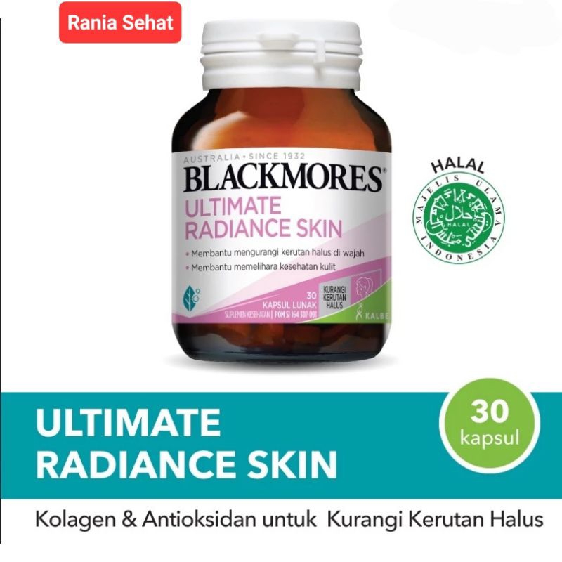 Jual Blackmores Ultimate Radiance Skin isi 30 - Vitamin Kulit | Shopee Indonesia