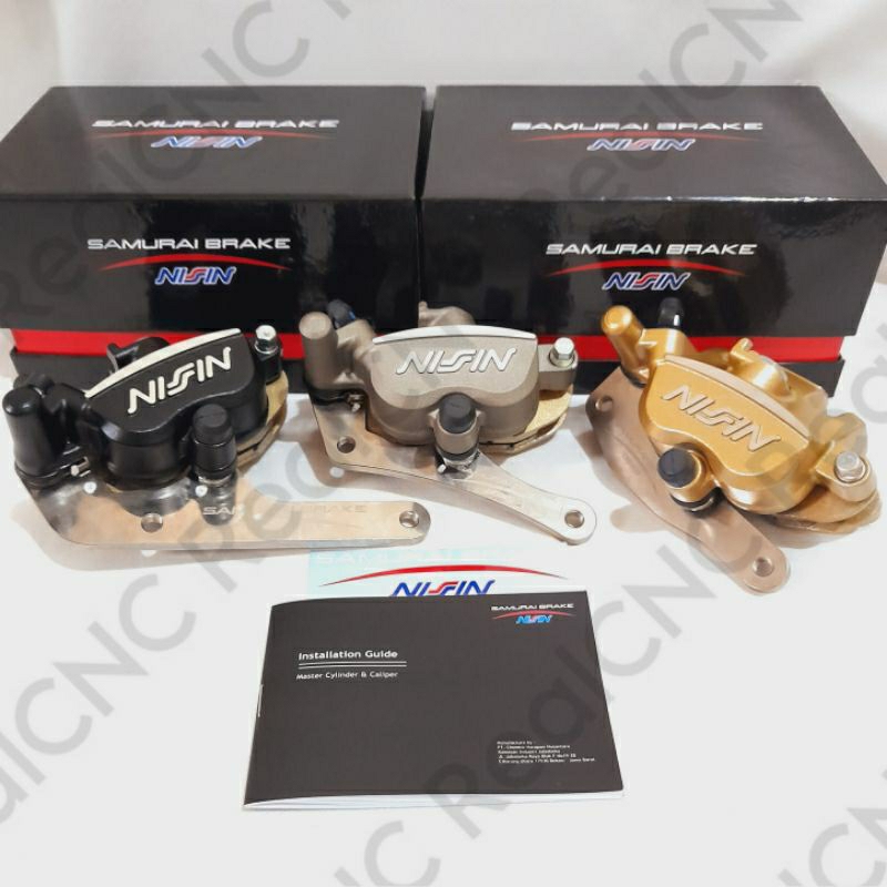 Jual Kaliper Nissin Samurai Brake 2 Piston ALL Beat, ALL Vario, Scoopy, Genio, Spacy | Shopee ...