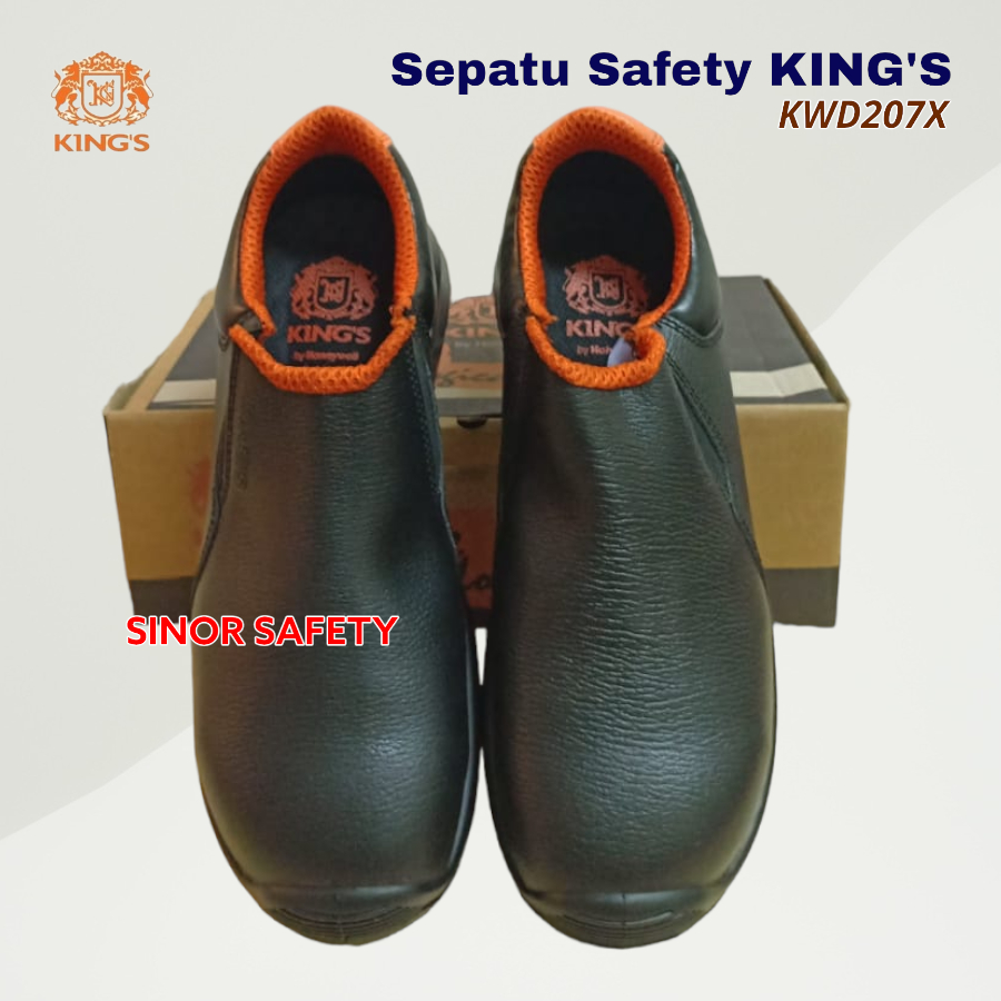 Jual Sepatu Safety Shoes KINGS KWD 207X Original Honeywell | Shopee ...