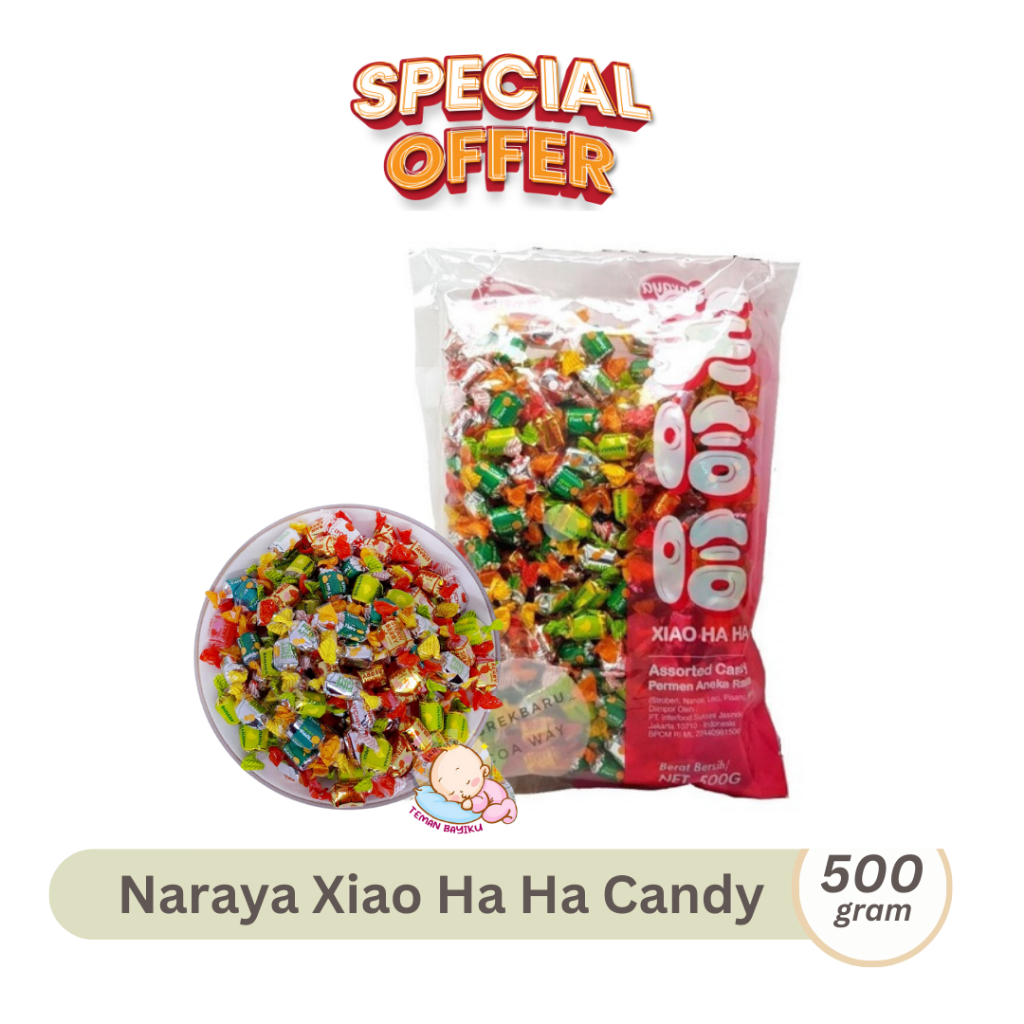 Jual Naraya Xiao Haha 500gr permen aneka rasa | Shopee Indonesia