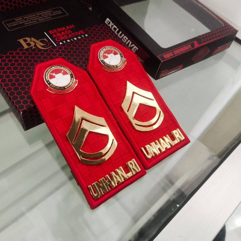 Jual pangkat Pdu unhan Chevron 2-2 merah | Shopee Indonesia