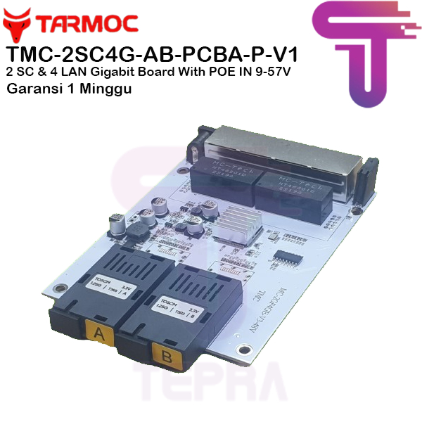 Jual Ethernet Fiber Switch 2 SC 4 LAN Gigabit | 2 FO 4 LAN BOARD POE IN ...