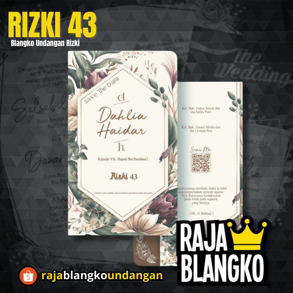 Jual BLANGKO UNDANGAN RIZKI 43 | BLANGKO UNDANGAN | UNDANGAN MURAH ... Jual BLANGKO UNDANGAN RIZKI 43 | BLANGKO UNDANGAN | UNDANGAN MURAH ...