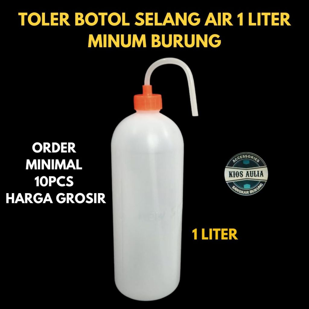 Jual (GROSIR ECER) TOLER BOTOL SELANG AIR MINUM BURUNG 1 LITER NEW STAR ...
