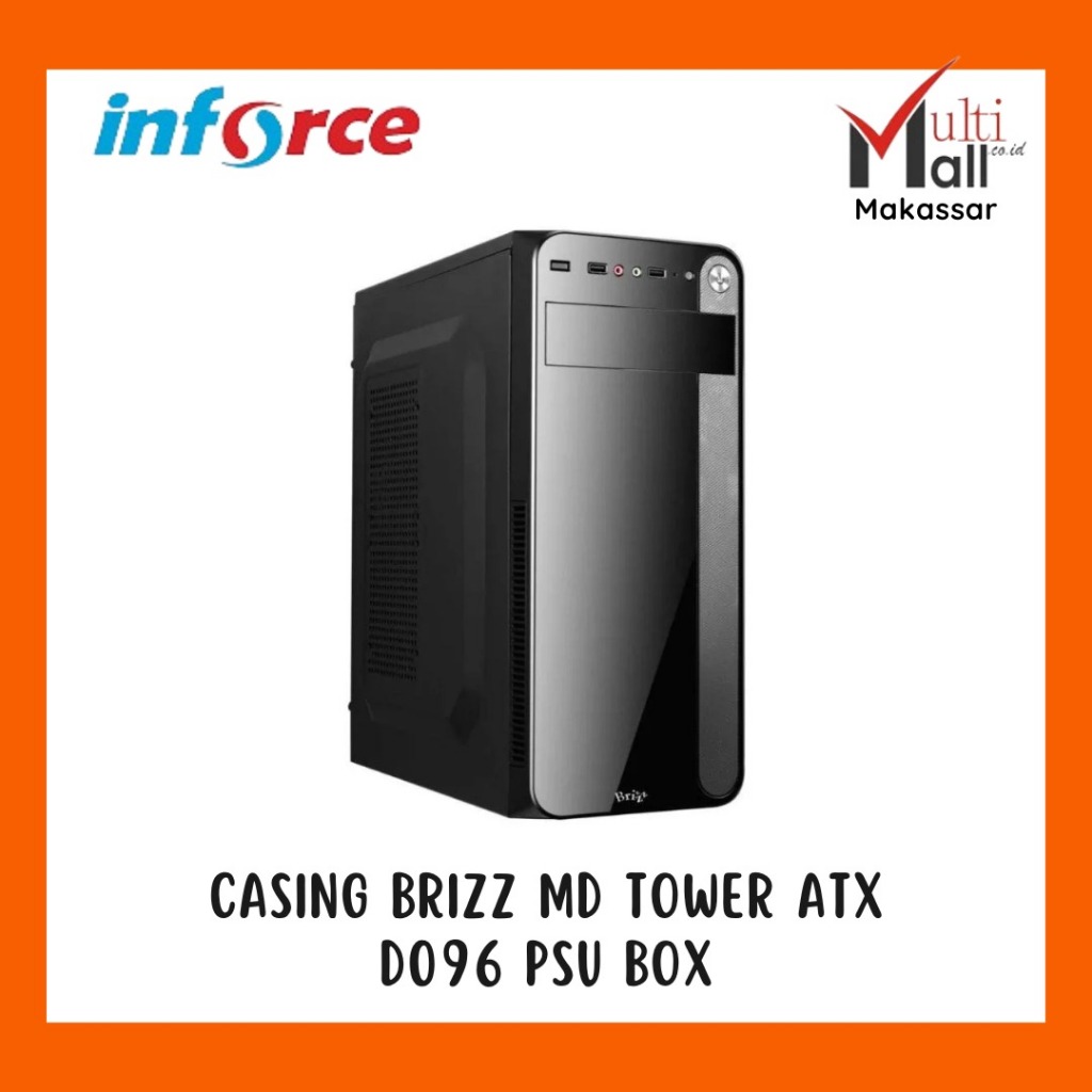 Jual CASING BRIZZ MD TOWER ATX D096 PSU BOX | Shopee Indonesia
