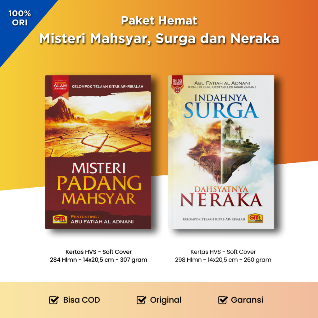Jual (Paket 2 Buku) Misteri Padang Mahsyar & Indahnya Surga dahsyatnya ...