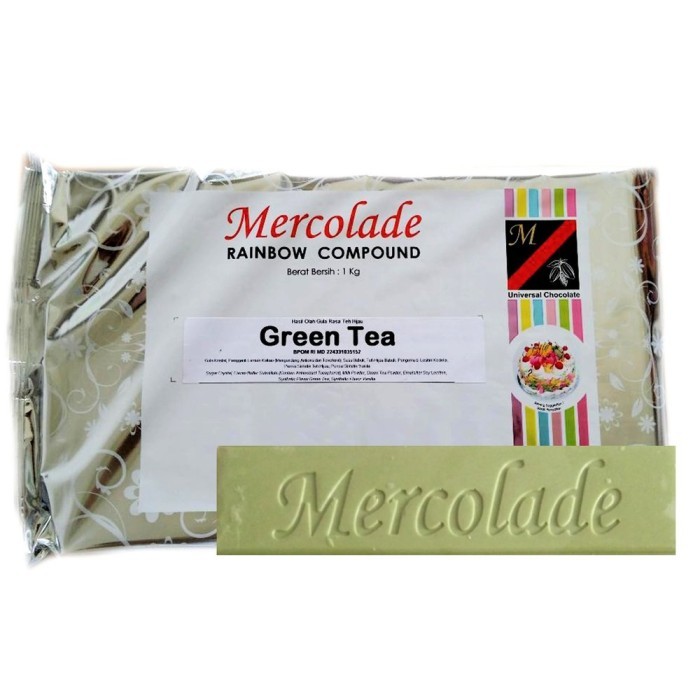 Jual MERCOLADE GREEN TEA KEMASAN 1KG / COKLAT GREEN TEA 1KG | Shopee ...