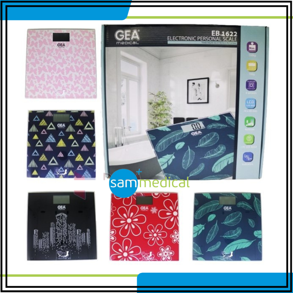 Jual GEA Timbangan Badan Elektrik EB - 9350 (1622) / Timbangan Digital ...