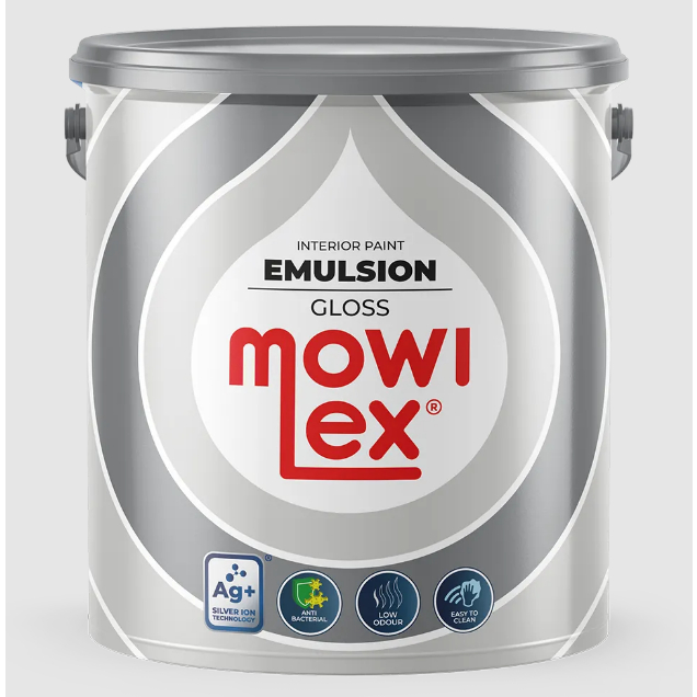 Jual Mowilex Emulsion Gloss Cat Tembok Interior Anti Bakteri 2 5 L