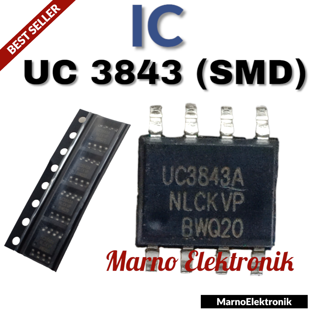 Jual IC UC3843A UC 3843A UC3843 UC 3843 SMD ASLI ORIGINAL ORI | Shopee ...