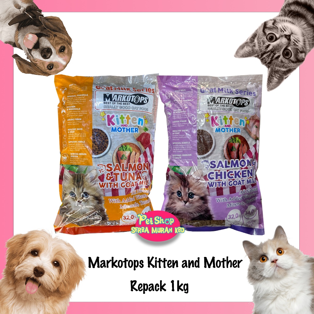 Jual Markotops Kitten and Mother Salmon n Chicken / Salmon Freshpack ...