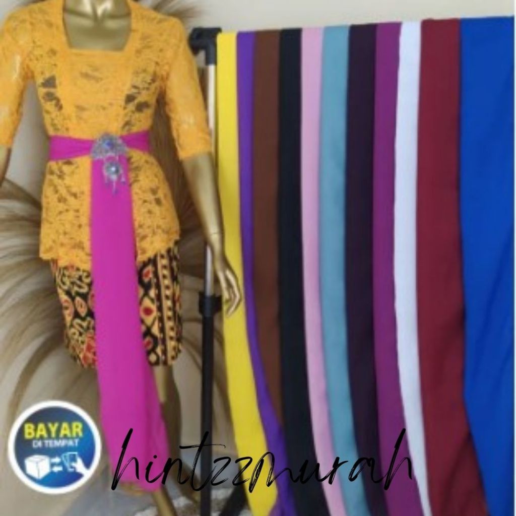 Jual Senteng Selendang Bali 2,5 Meter / Selendang Sifon Hycon ...