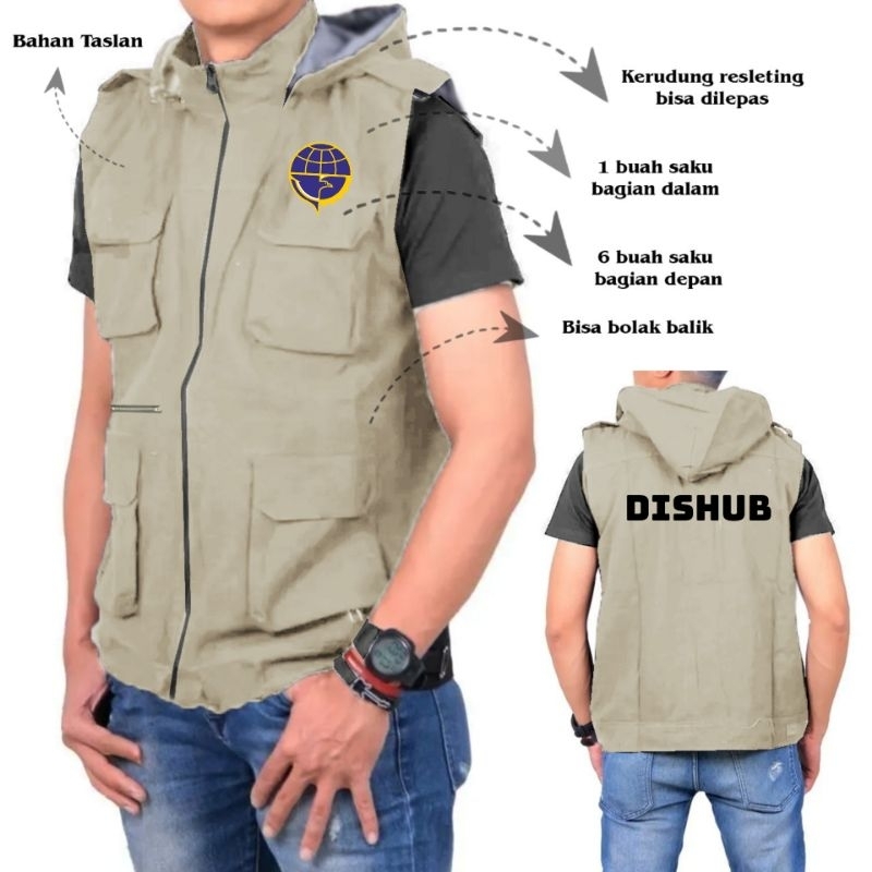 Jual Rompi DISHUB (Dinas Perhubungan) - Jaket Lapangan - Rompi Dinas ...