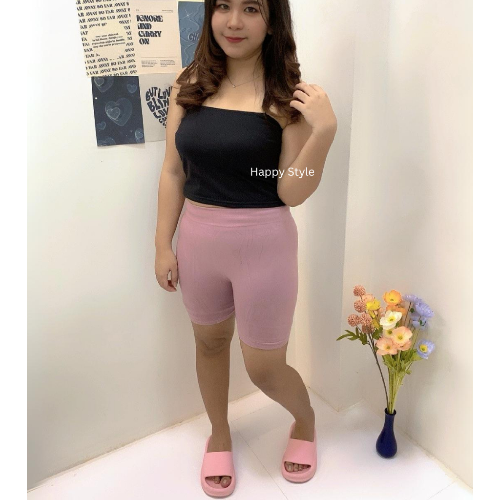 Jual Brigitta Short pants Wanita Fit to 120Kg / Legging HW Pendek Hotpants / Celana pendek fit ...