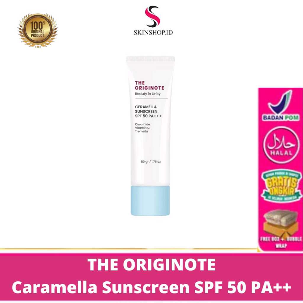 Jual The Originote Ceramella Sunscreen SPF50 PA+++ 50gr Original ...