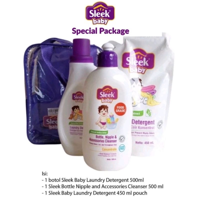 Jual Promo! Paket Hemat Sleek Baby Spesial Package dan Starter Pack ...