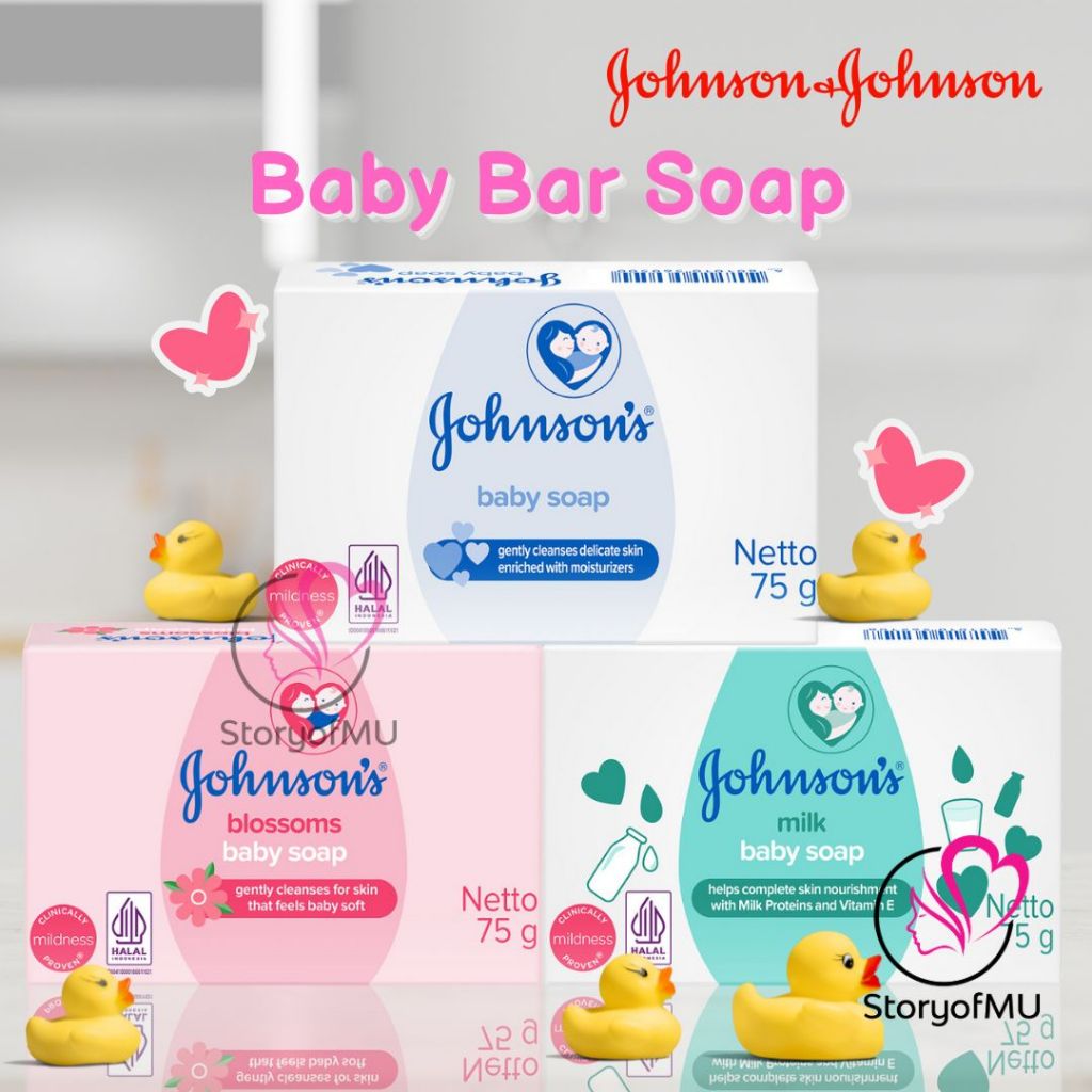 Jual JOHNSON'S Johnson Baby Bar Soap 75gr - Sabun Batang | Shopee Indonesia