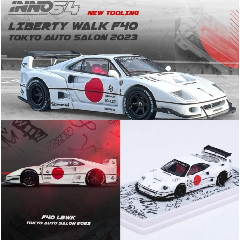 Jual Inno Ferrari F40 LBWK Tokyo Auto Salon 2023 White | Shopee Indonesia