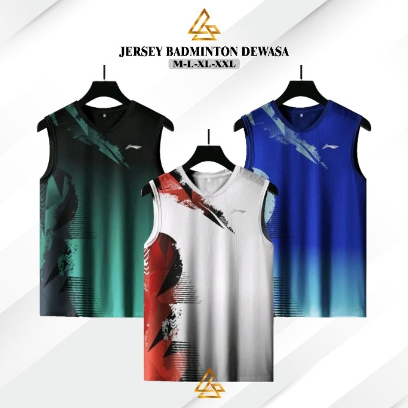 Jual YXS - JERSEY BADMINTON SINGLET DEWASA / BAJU BULU TANGKIS / KAOS BADMINTON PREMIUM | Shopee ...