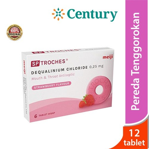 Jual SP Troches / Tenggorokan / Tablet Hisap/Meiji/Permen Tenggorokan ...