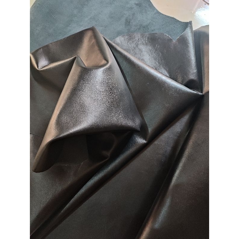 Jual Kulit sapi Jenis Milled Natural warna Hitam ketebalan 1.5 mm ...