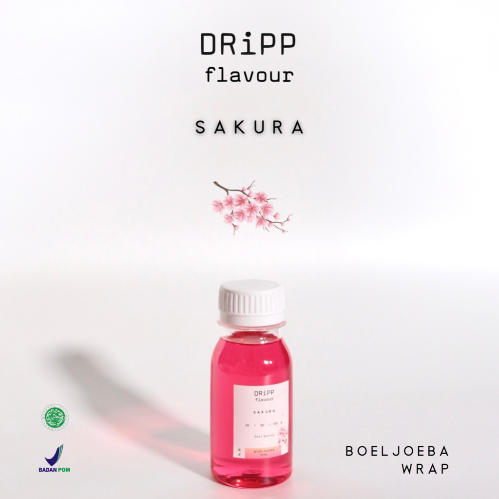 Jual Dripp Sakura Syrup Repack [30, 50, 100] g | Shopee Indonesia