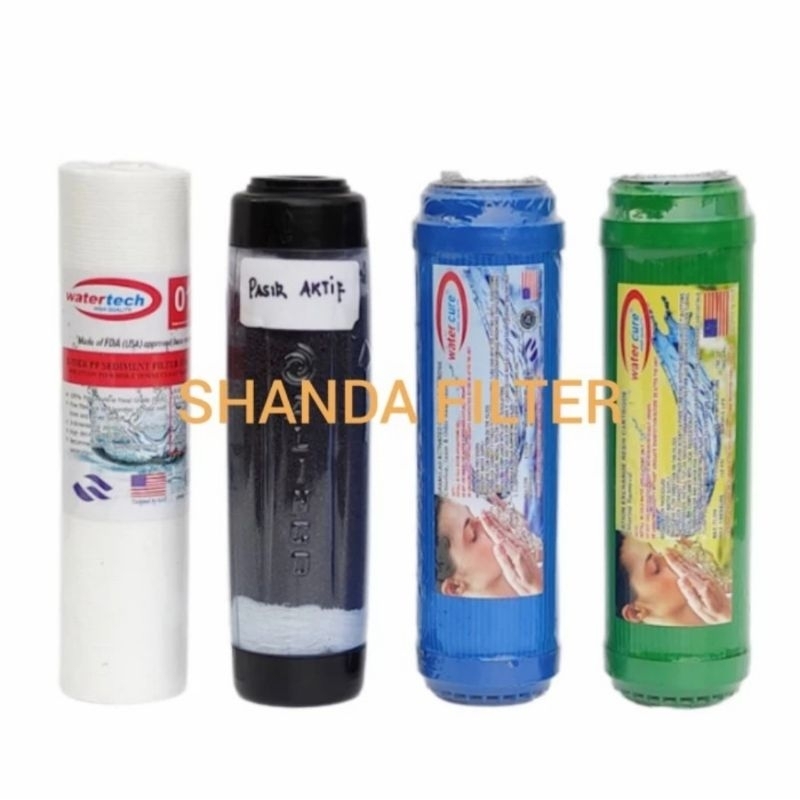 Jual Paket Refill Filter Air 4 Tahap (Sedimen - GAC - Resin - Pasir ...