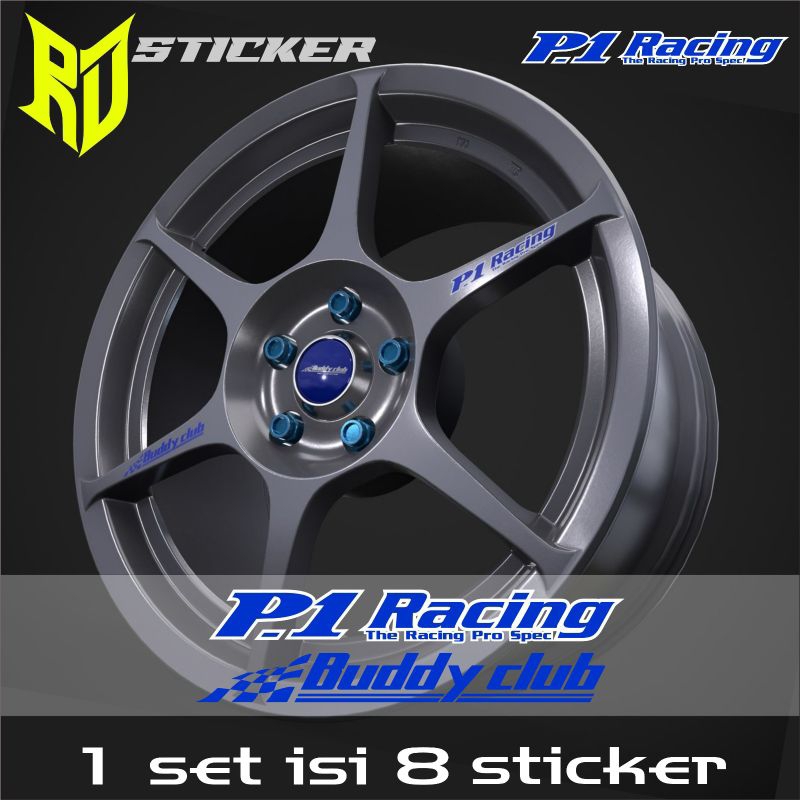 Jual sticker velg p1 racing | Shopee Indonesia