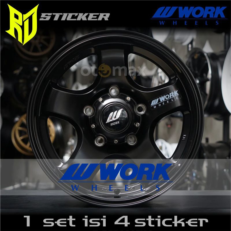 Jual sticker velg work whells | Shopee Indonesia