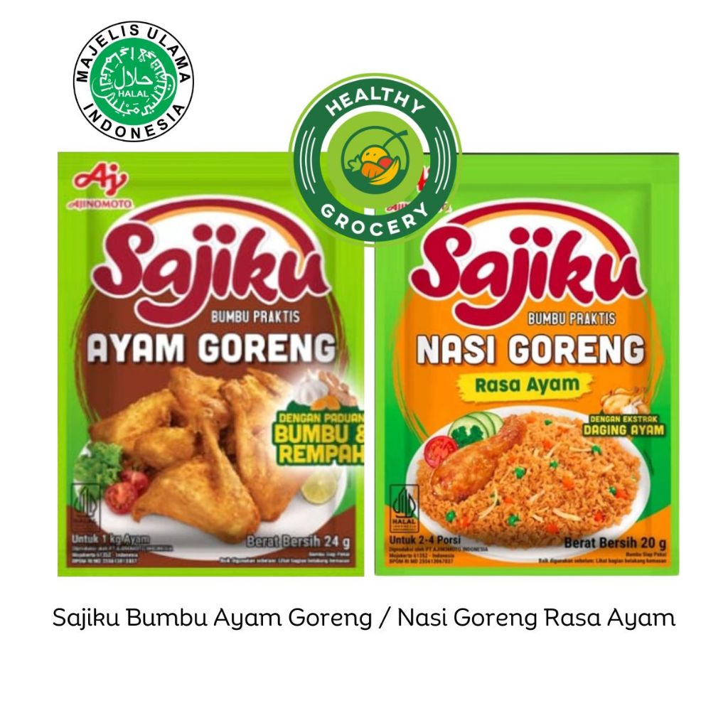 Jual Sajiku Bumbu Praktis Ayam Goreng 24gr / Bumbu Nasi Goreng Rasa ...
