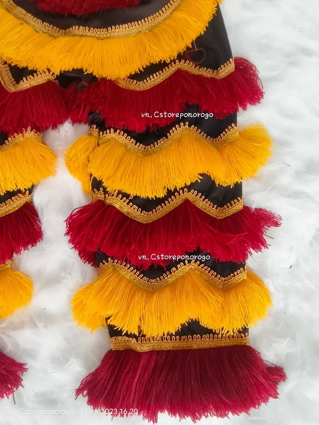 Jual CELANA BARONG DEWASA MARUN KUNING KAIN DRILL / celana barong ...