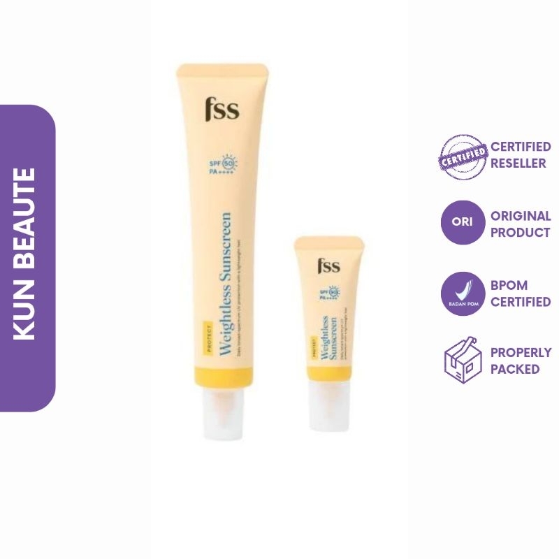 Jual FSS by For Skin's Sake Weightless Sunscreen SPF 50 PA++++ | Shopee Indonesia