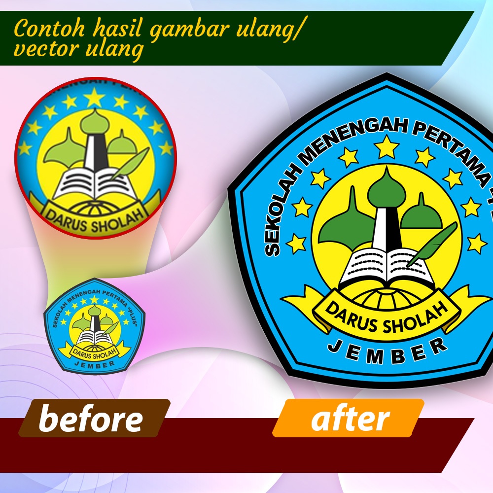 Jual Gambar Ulang Logo Vector Ulang revector re-vectoring logo | Shopee ...